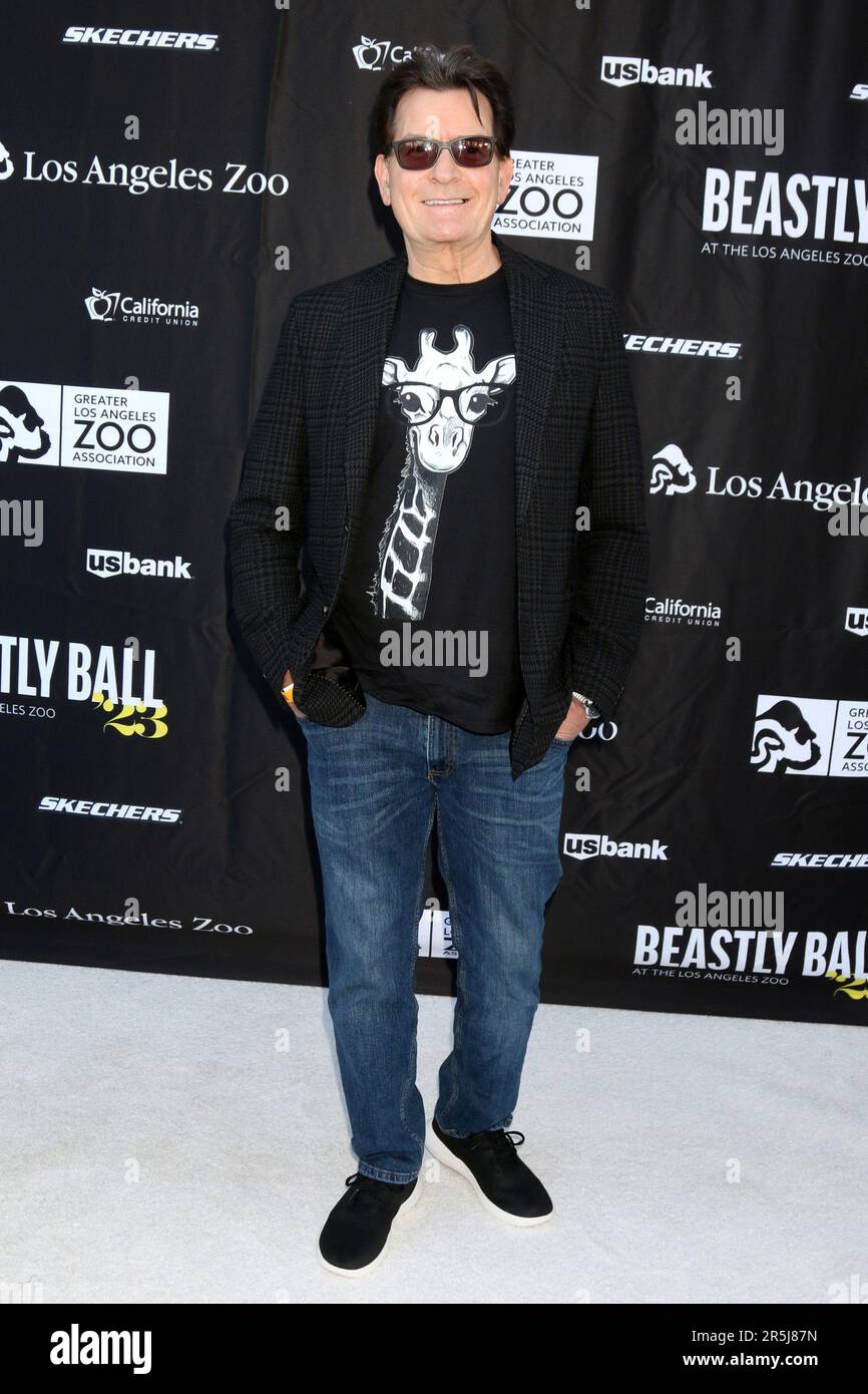 LOS ANGELES - JUN 3: Charlie Sheen at the 2023 Beastly Ball at the LA ...
