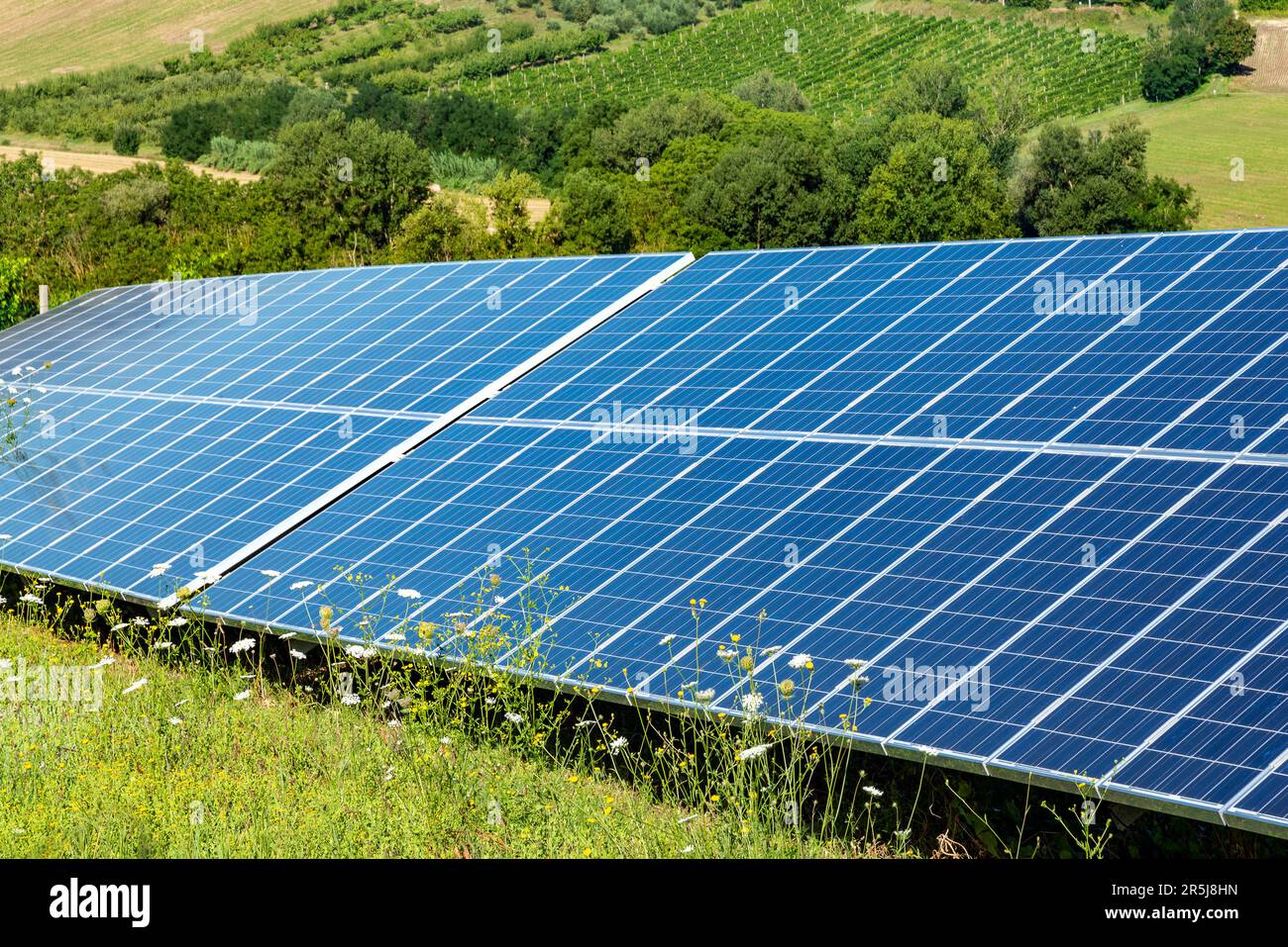 Photovoltaic panels italy hi-res stock photography and images - Alamy
