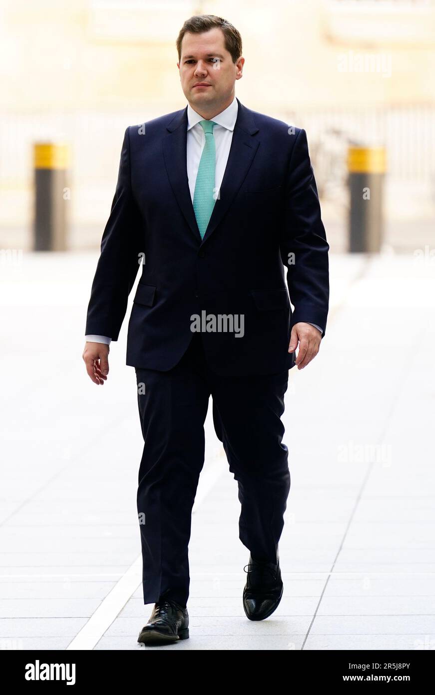 Minister of State for Immigration Robert Jenrick arrives at BBC ...