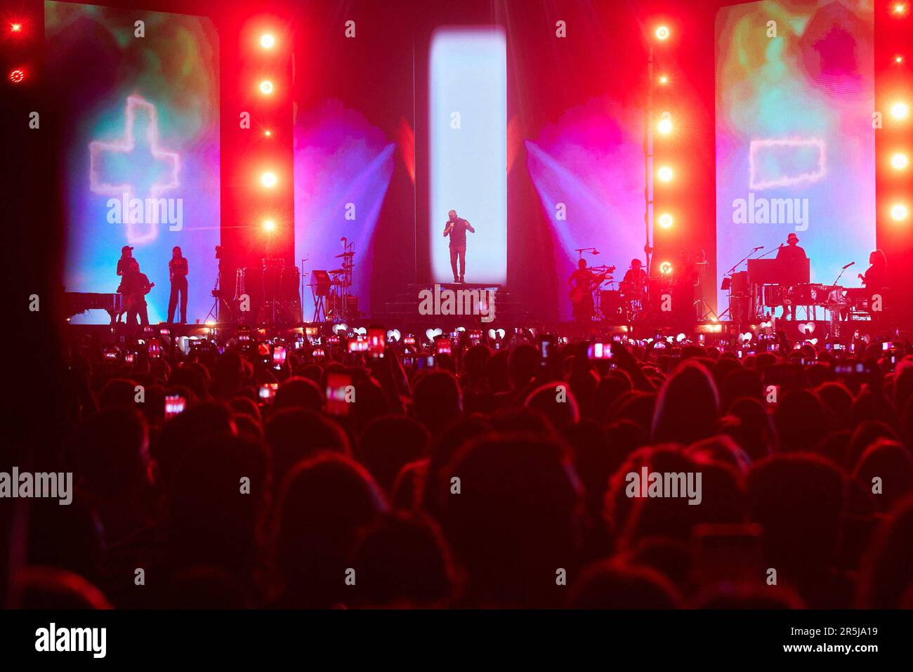 Pamplona, Navarra. España. 3 junio 2023. Música. Concierto en vivo. El ...