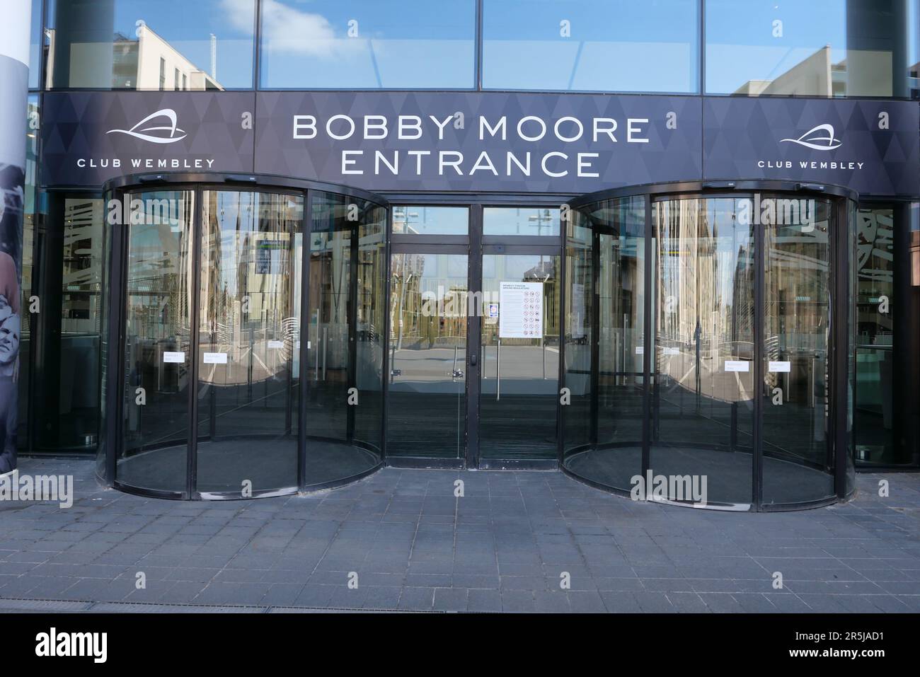 Bobby Moore entrance at Wembly Stadium Stock Photo - Alamy