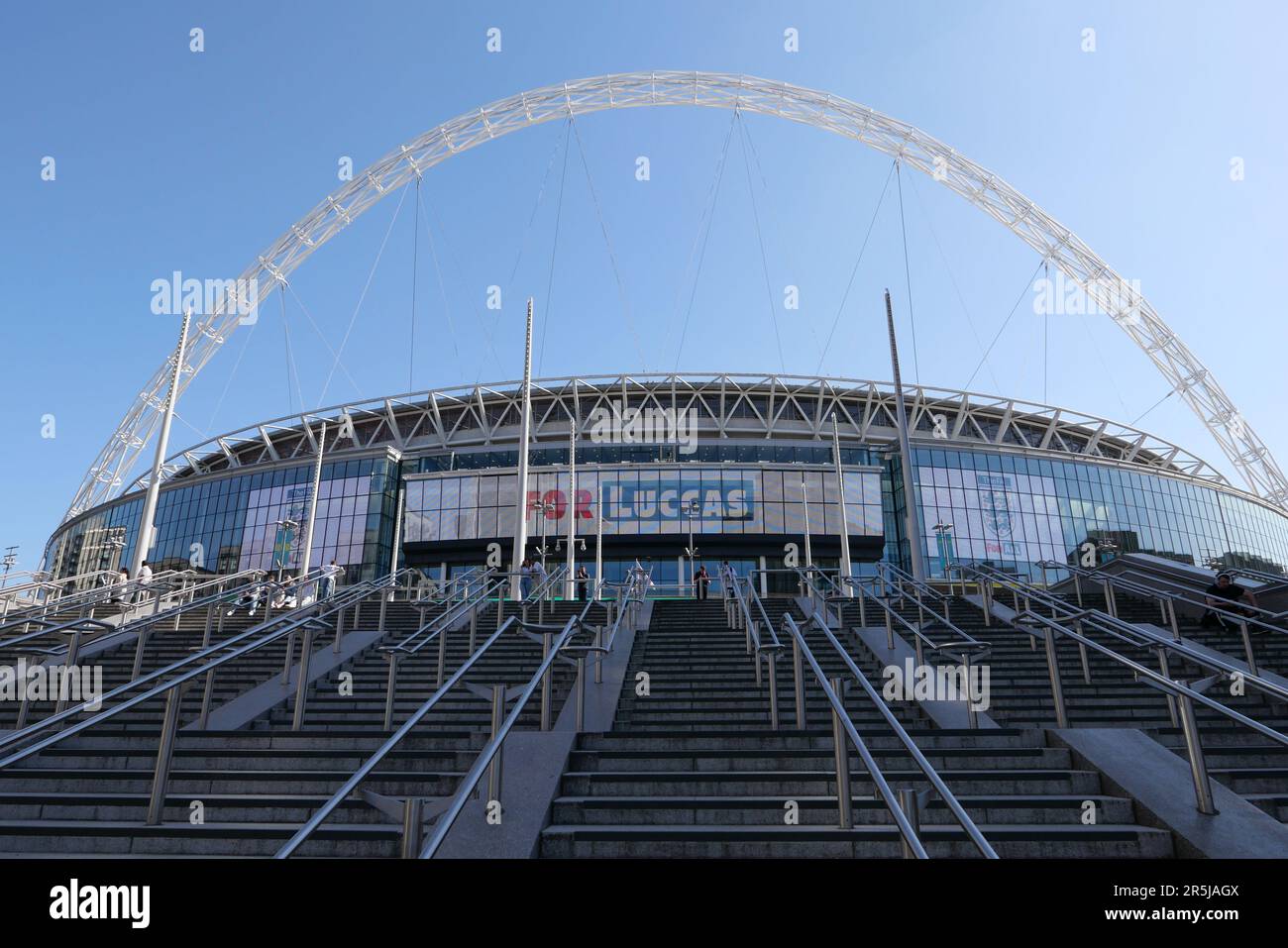 The entrance to Wembley stadium Stock Photo - Alamy