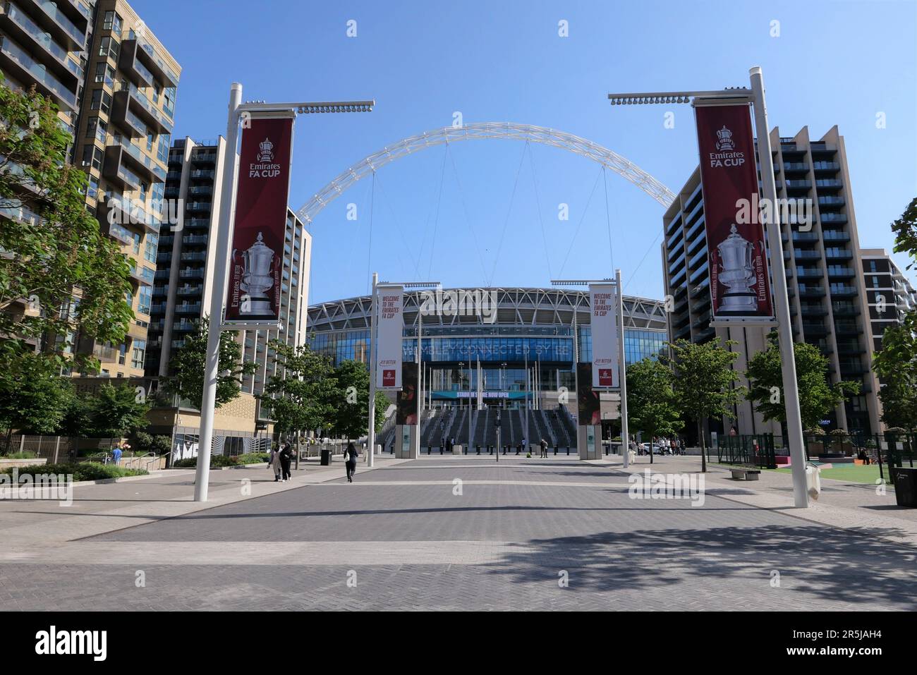 Wembley way empty hi-res stock photography and images - Alamy