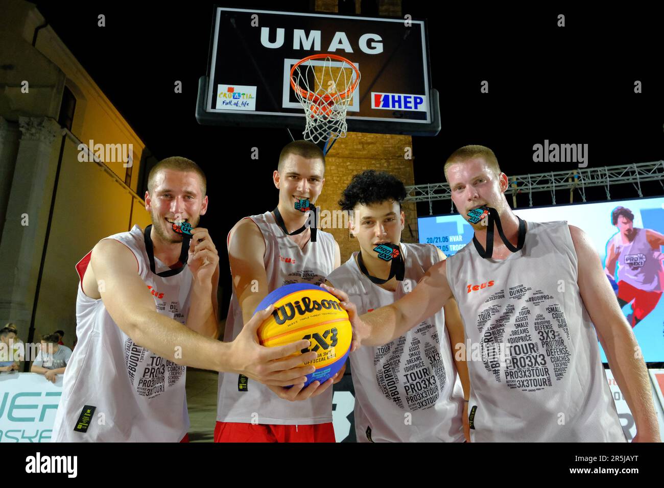 Pro 3x3 Tour 2023 basketball tournamet at Liberty Square in Umag ...