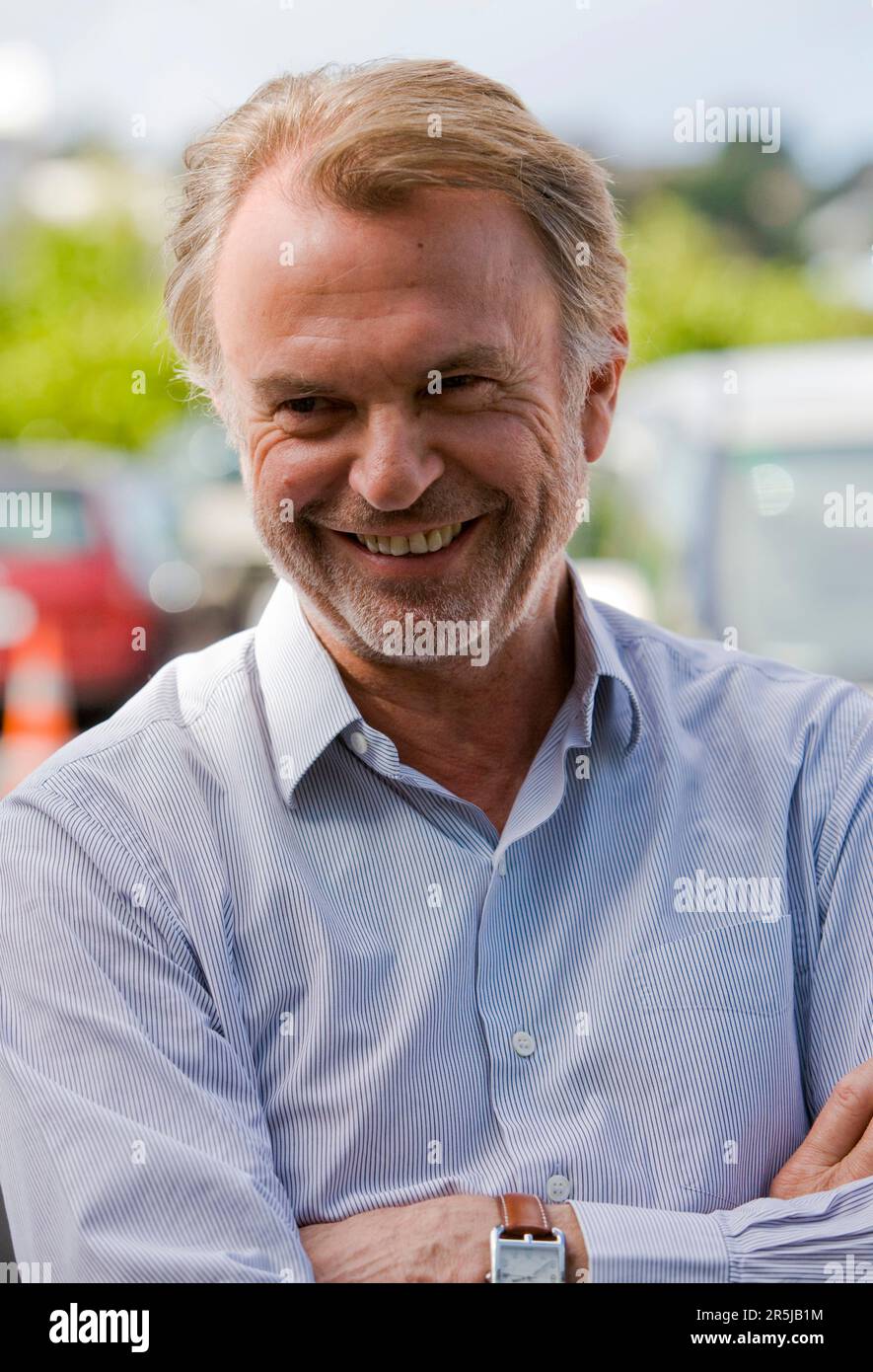 Actor Sam Neill who stars as the benevolent Mr. Jones in the motion ...