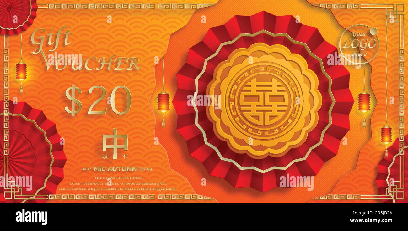 Gift voucher certificate coupon template for advertising, gold luxury ...