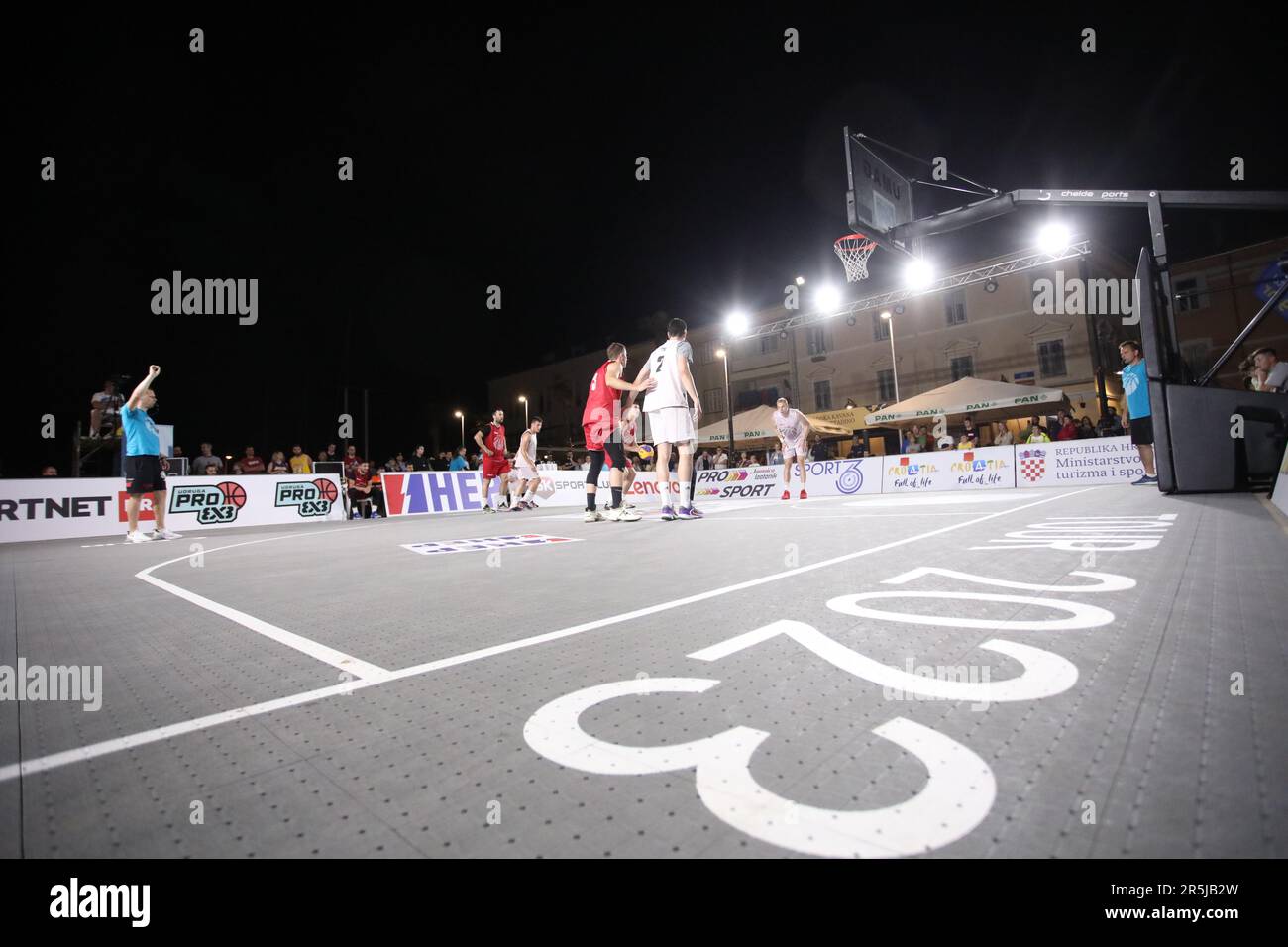 Pro 3x3 Tour 2023 basketball tournamet at Liberty Square in Umag ...