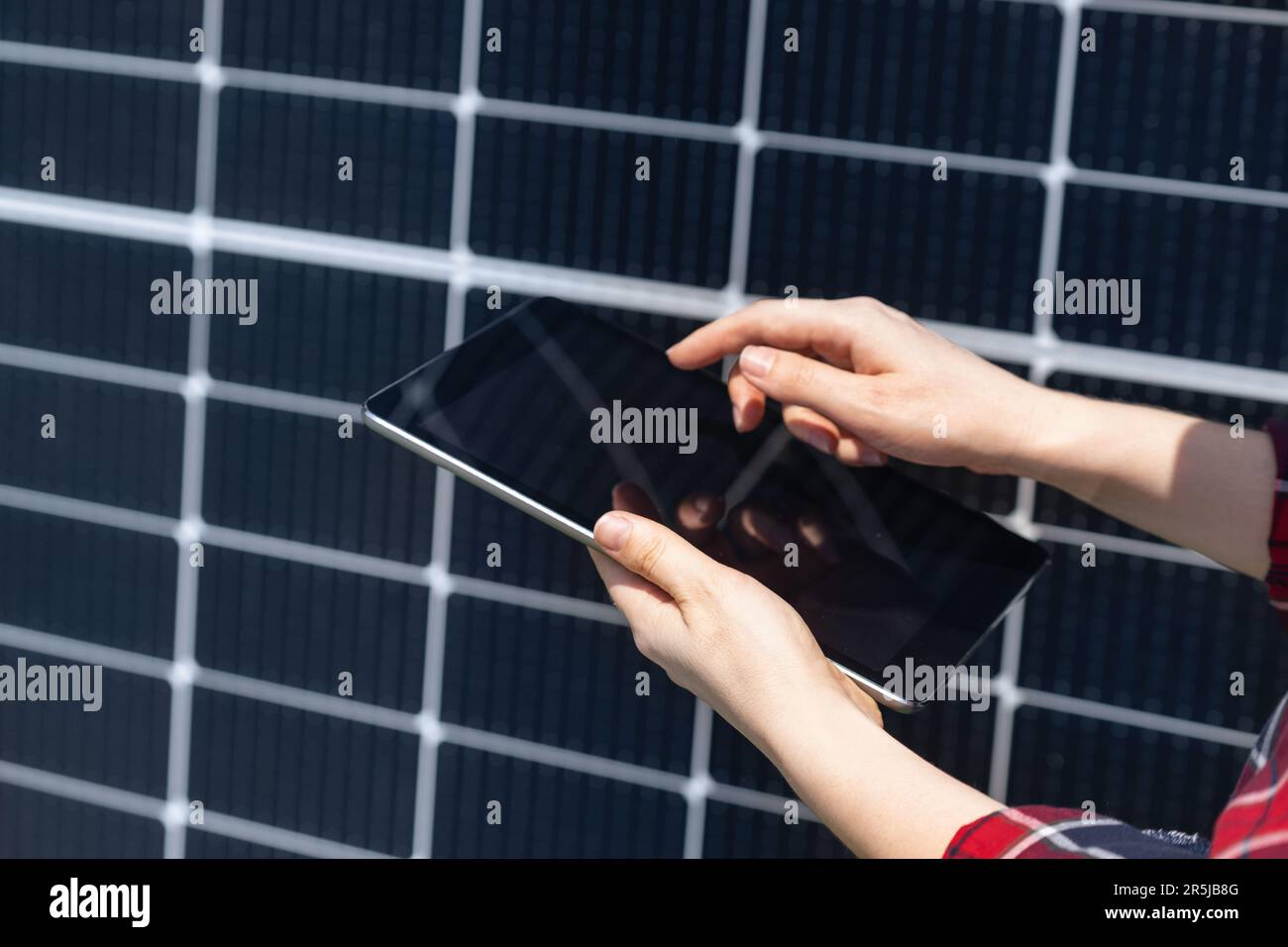 Installation maintenance solar panels hi-res stock photography and ...