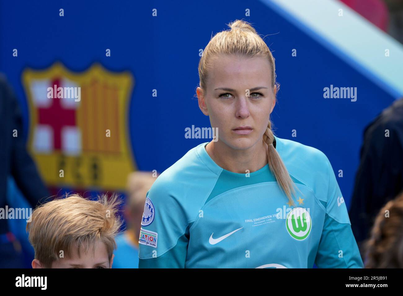 Eindhoven, Netherlands, June 3rd 2023: Merle Frohms ( 1 Wolfsburg ...
