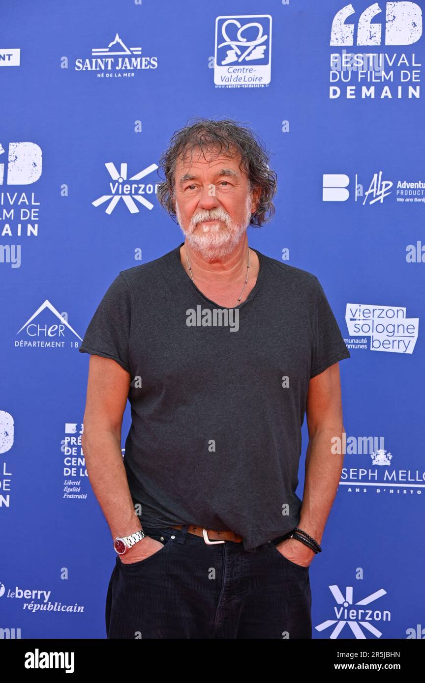 Vierzon, France. 04th June, 2023. Photoshooting with Olivier Marchal ...