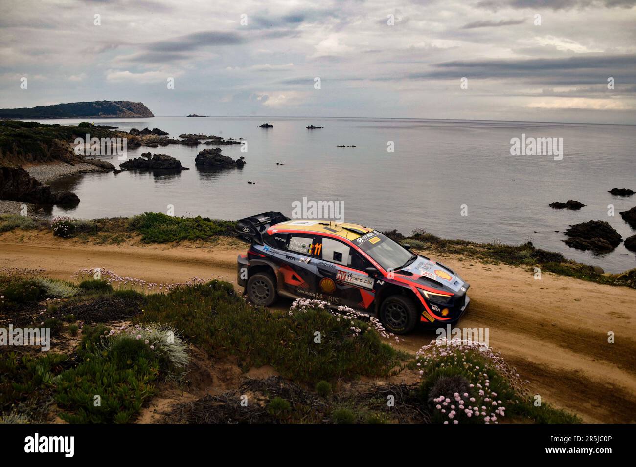 Sardegna, Italy. 04th June, 2023. Thierry Neuville (Bel) Martijn ...