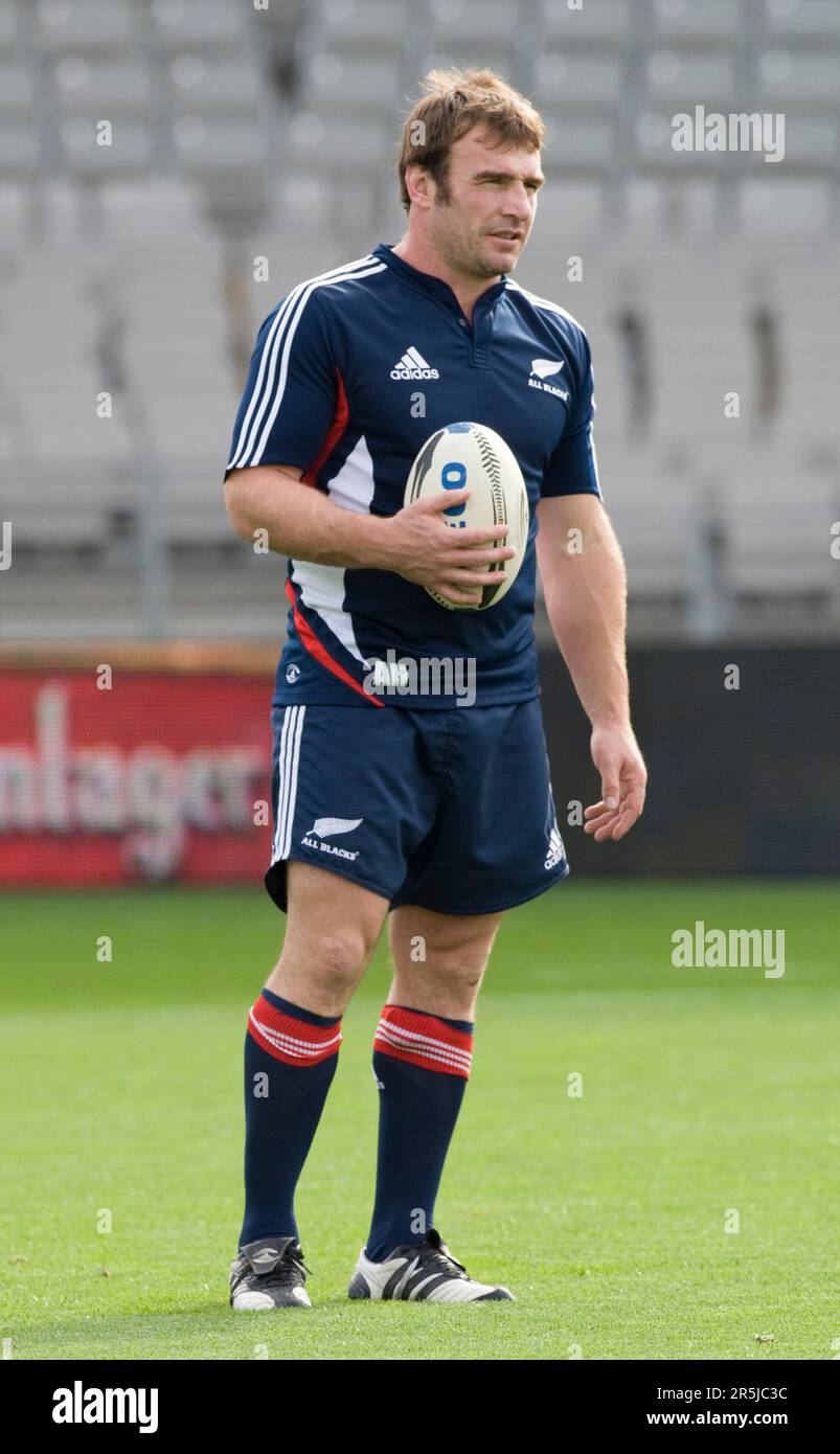 Andrew Hore at the captains run, as the All Blacks prepare for the ...