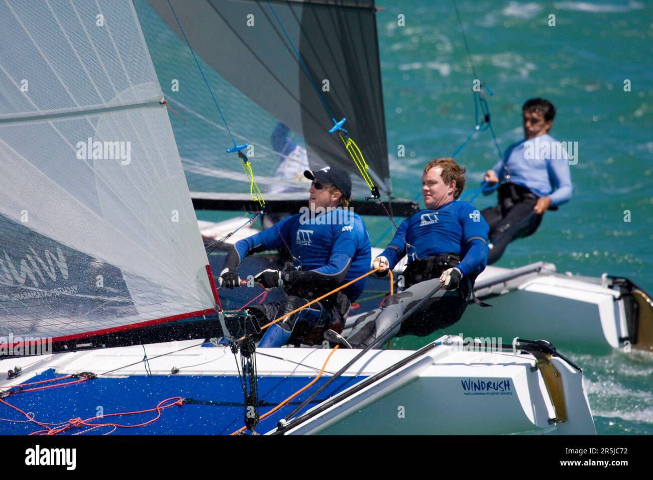 Australia's Brett Burvill and Ryan Duffield competing at the 2008 ...