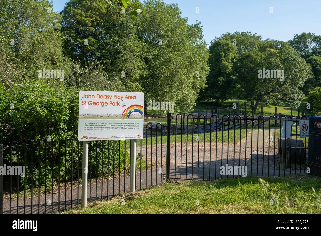 St George Park, Bristol. Large Victorian suburban park Stock Photo - Alamy