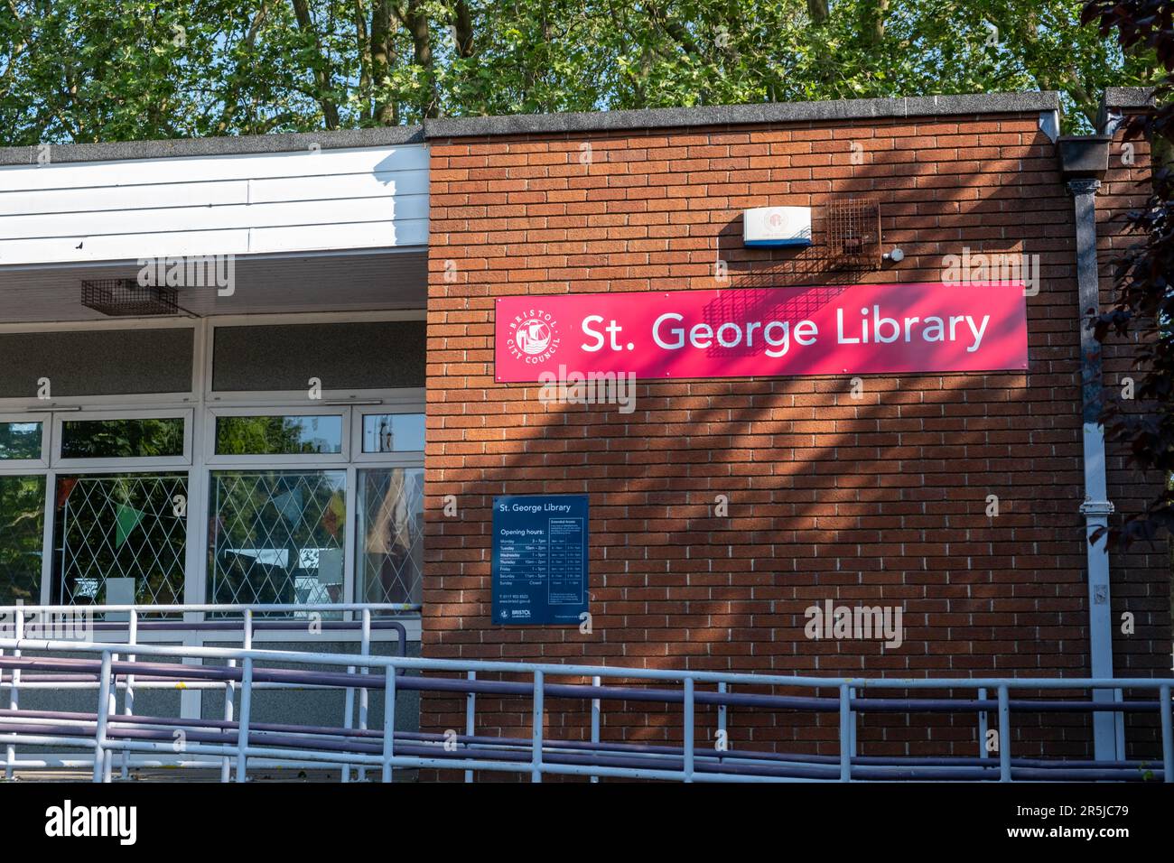 St George Library, St George, Bristol, UK Stock Photo - Alamy