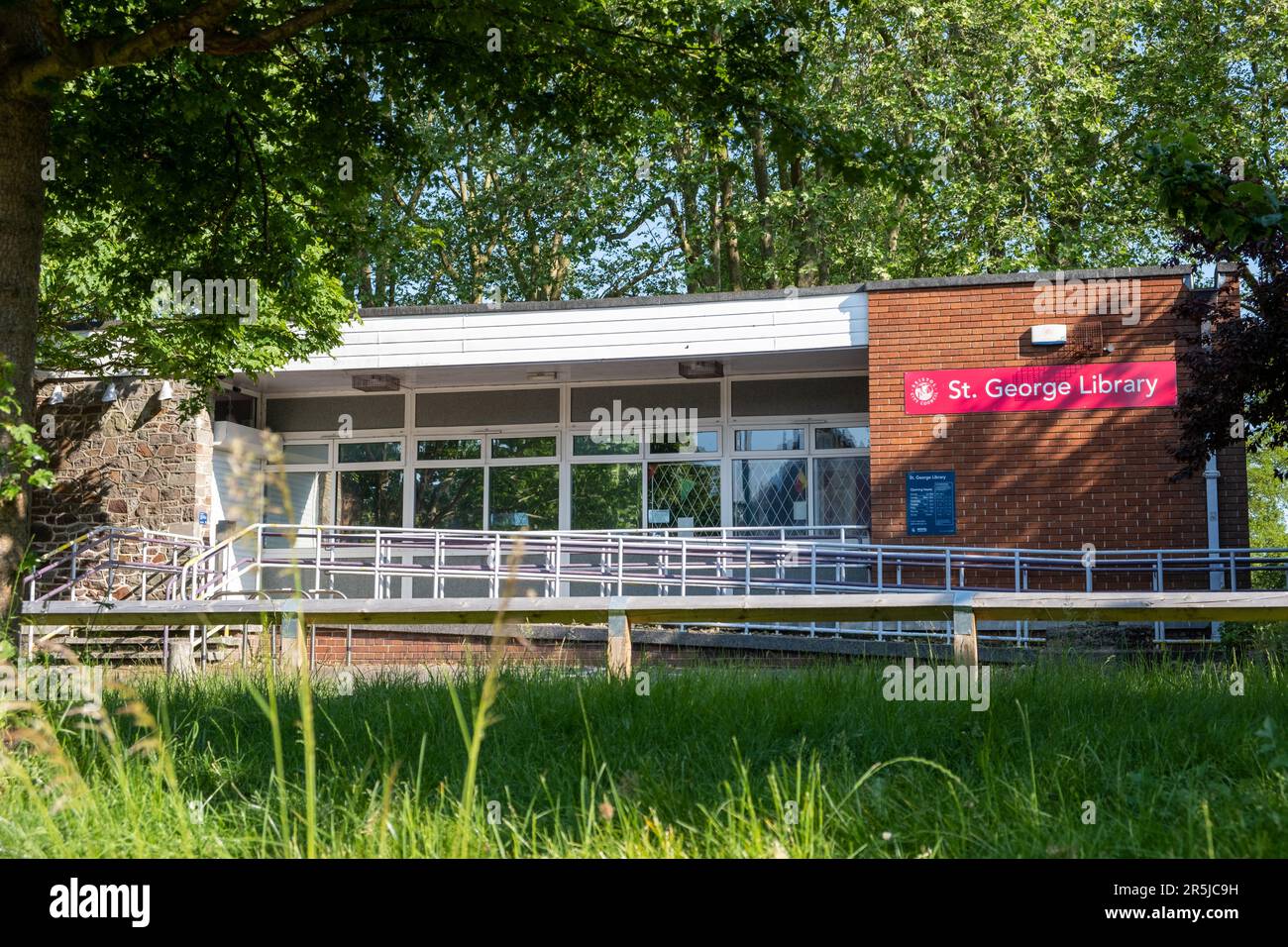 St George Library, St George, Bristol, UK Stock Photo - Alamy
