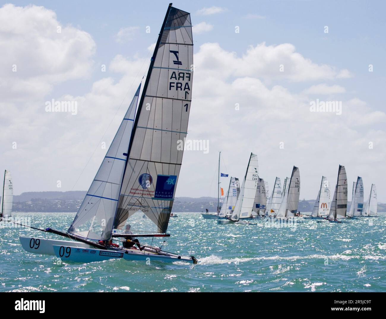 France's Xavier Revil and Christophe Espabnon competing at the 2008 ...