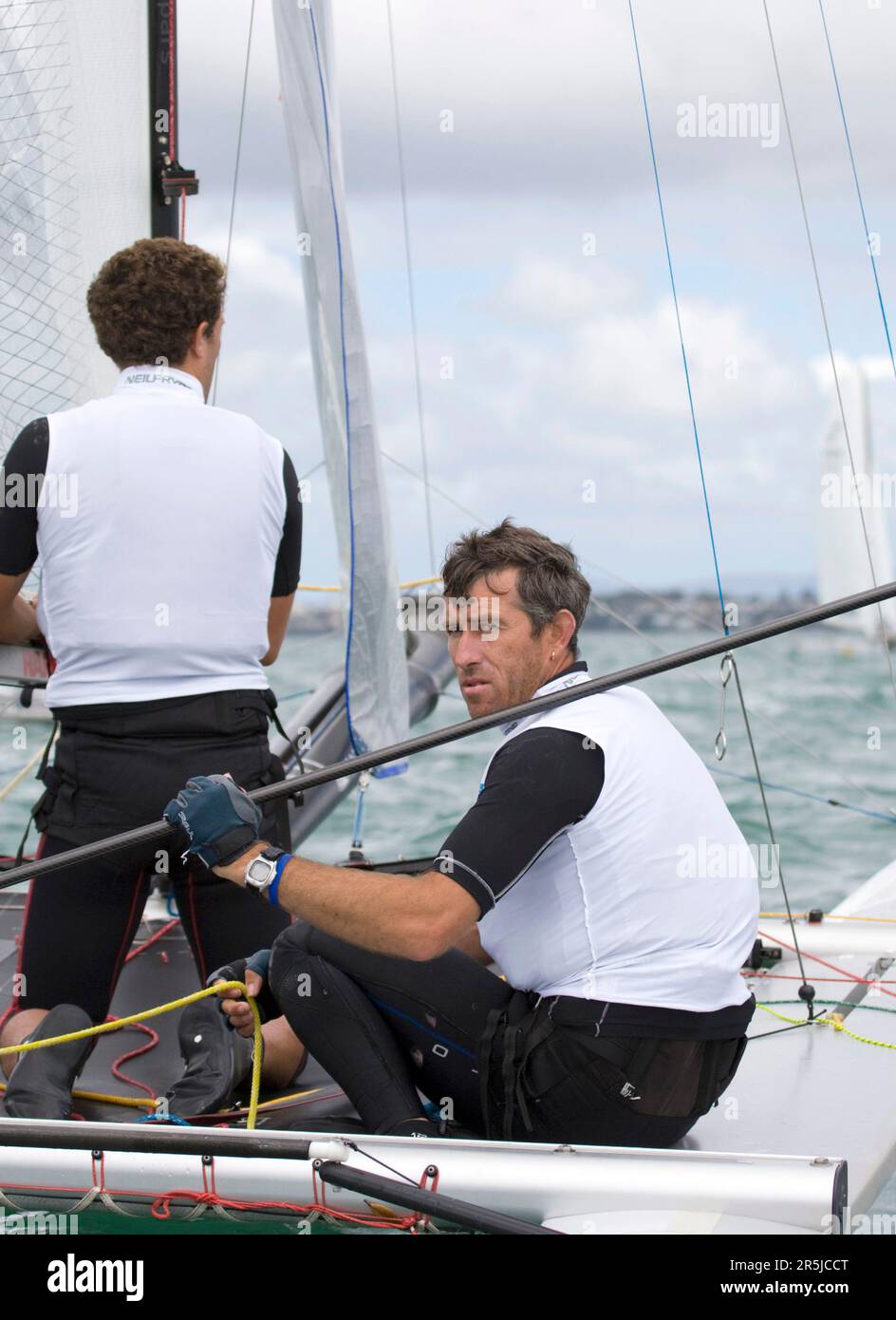 New Zealand's Aaron McIntosh and Mark Kennedy competing at the 2008 ...