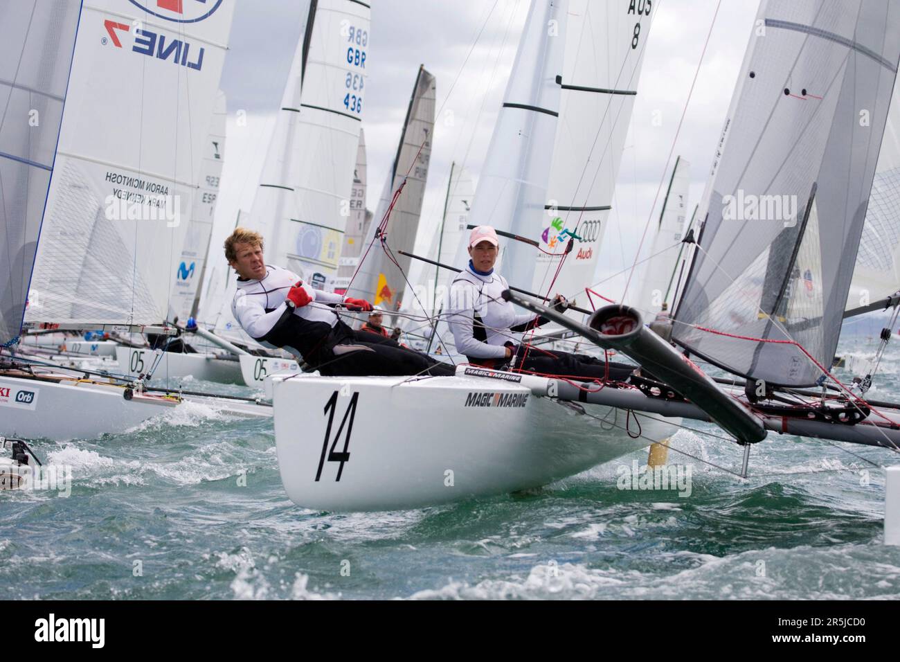 Belgium's Carolijn Brouwer and Sebastien Godefroid competing at the ...