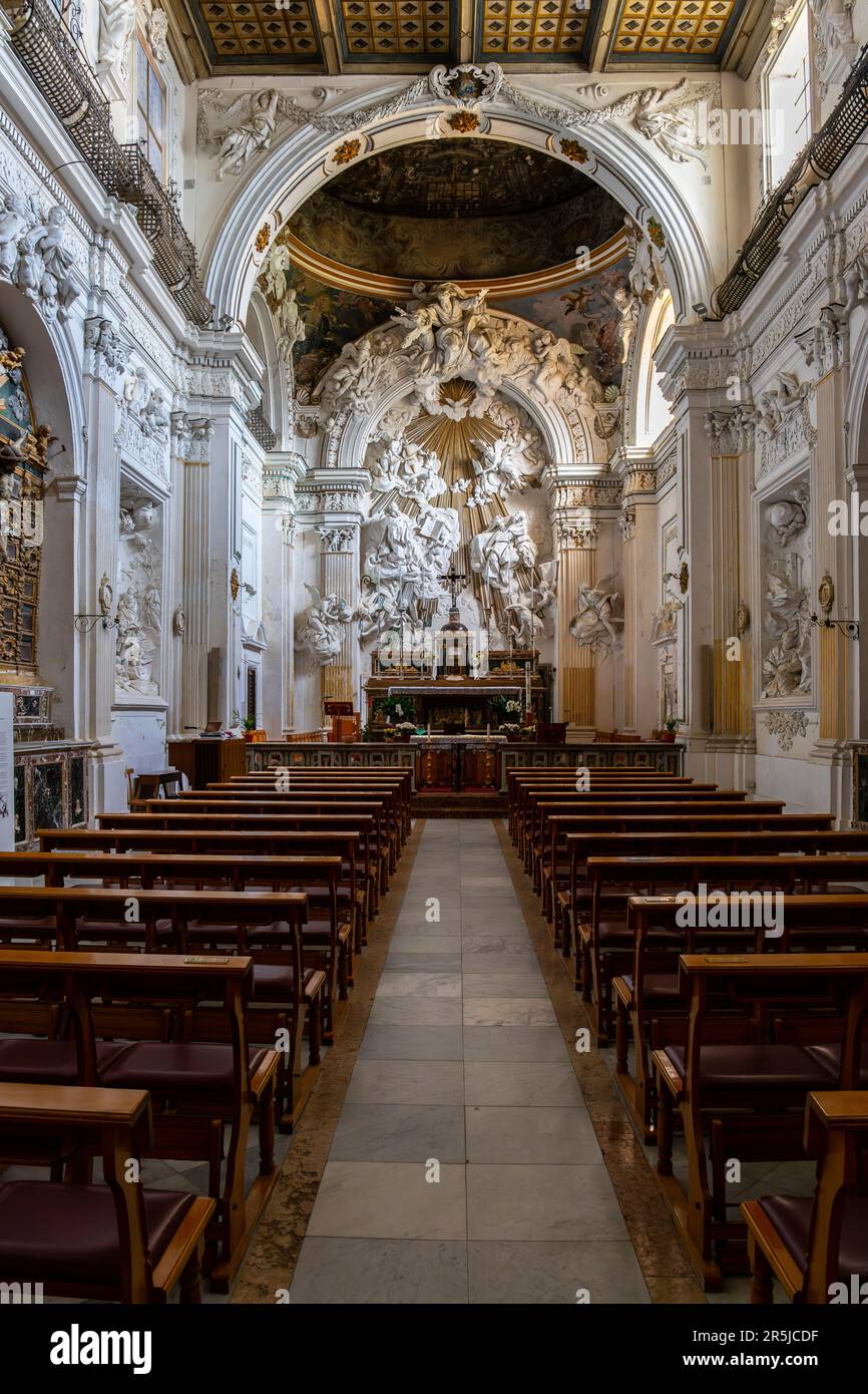 Cistercian Monastery of Holy Spirit (Santo Spirito). The nave altar ...