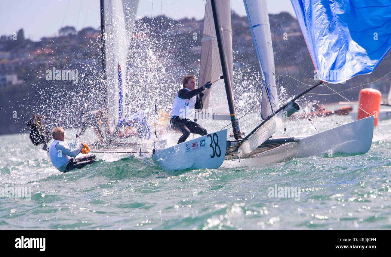 New Zealand's Rex Sellers and Brett Sellers competing at the 2008 ...
