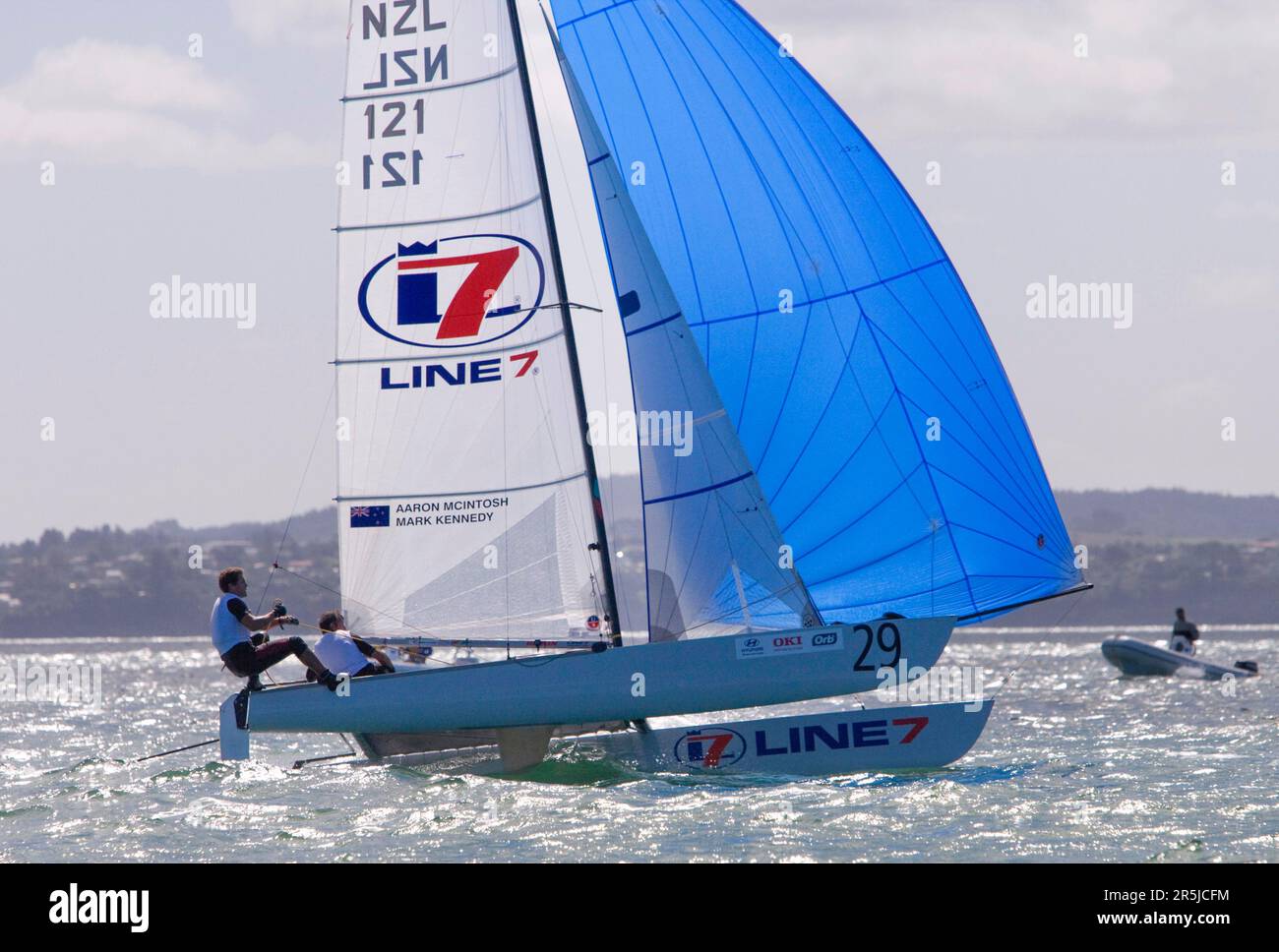 New Zealand's Aaron McIntosh and Mark Kennedy competing at the 2008 ...