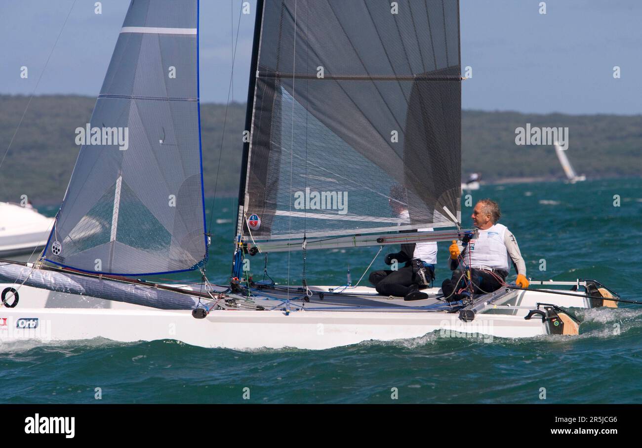 New Zealand's Rex Sellers and Brett Sellers competing at the 2008 ...