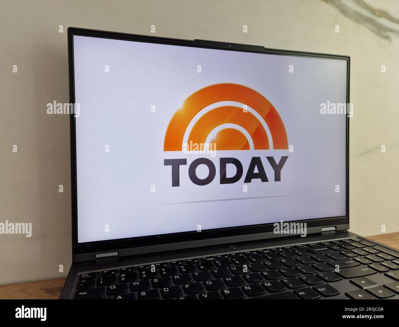 Konskie, Poland - May 28, 2023: Today morning television show logo ...