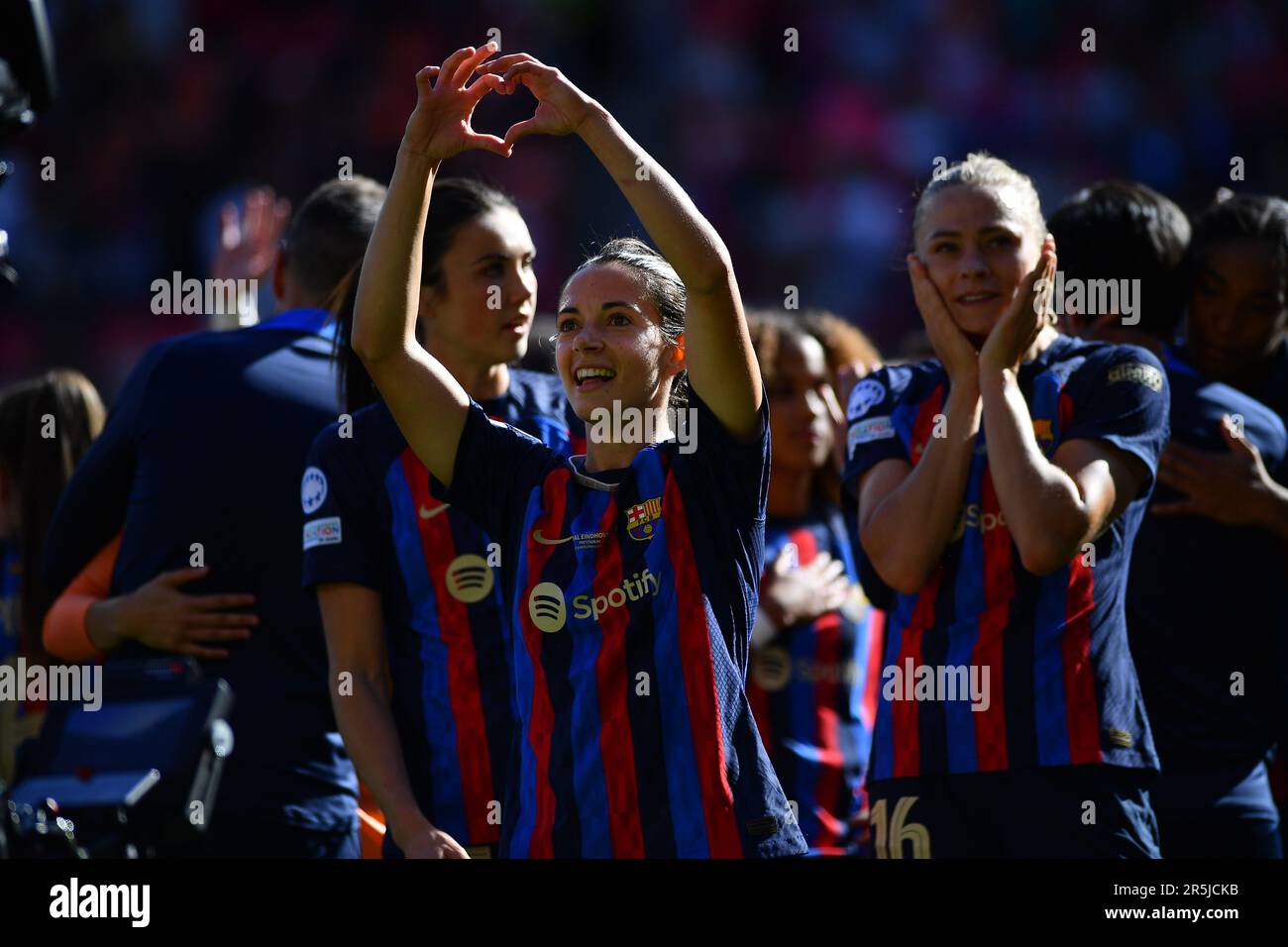 Aitana bonmati goal celebration hi-res stock photography and images - Alamy
