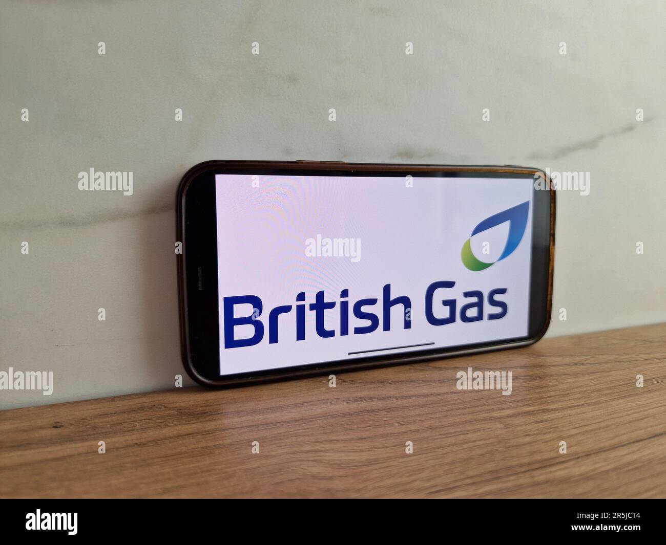 Konskie, Poland - May 28, 2023: British Gas energy company logo ...