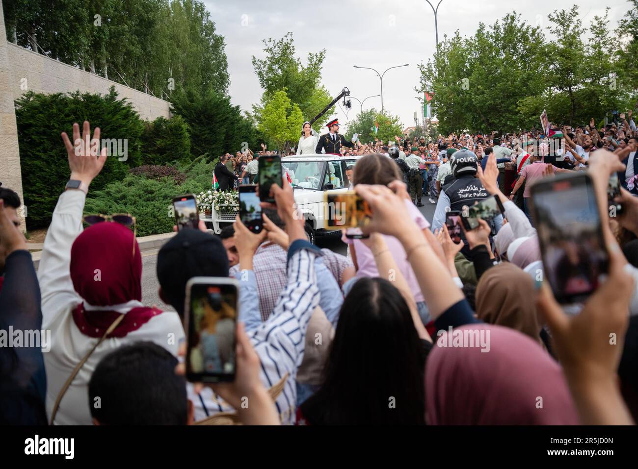 Amman, Jordan - 1 June 2023: Wedding of Jordan's Crown Prince Hussein ...
