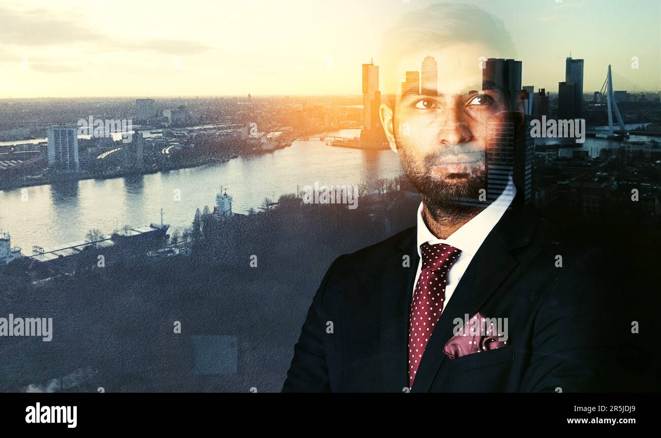 Confident employee standing tall hi-res stock photography and images ...