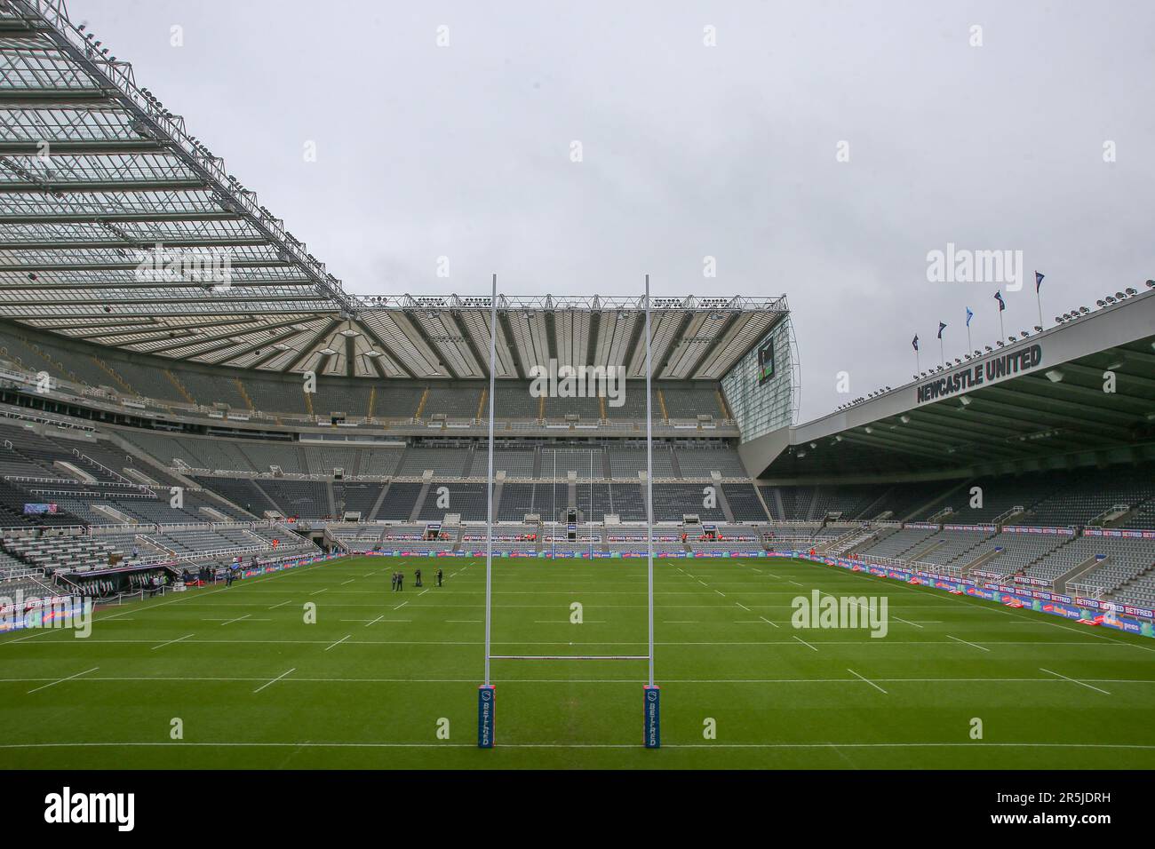 A general view inside of St James’ Park ahead of the Magic Weekend ...