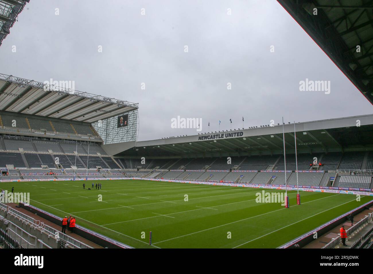 A general view inside of St James’ Park ahead of the Magic Weekend ...