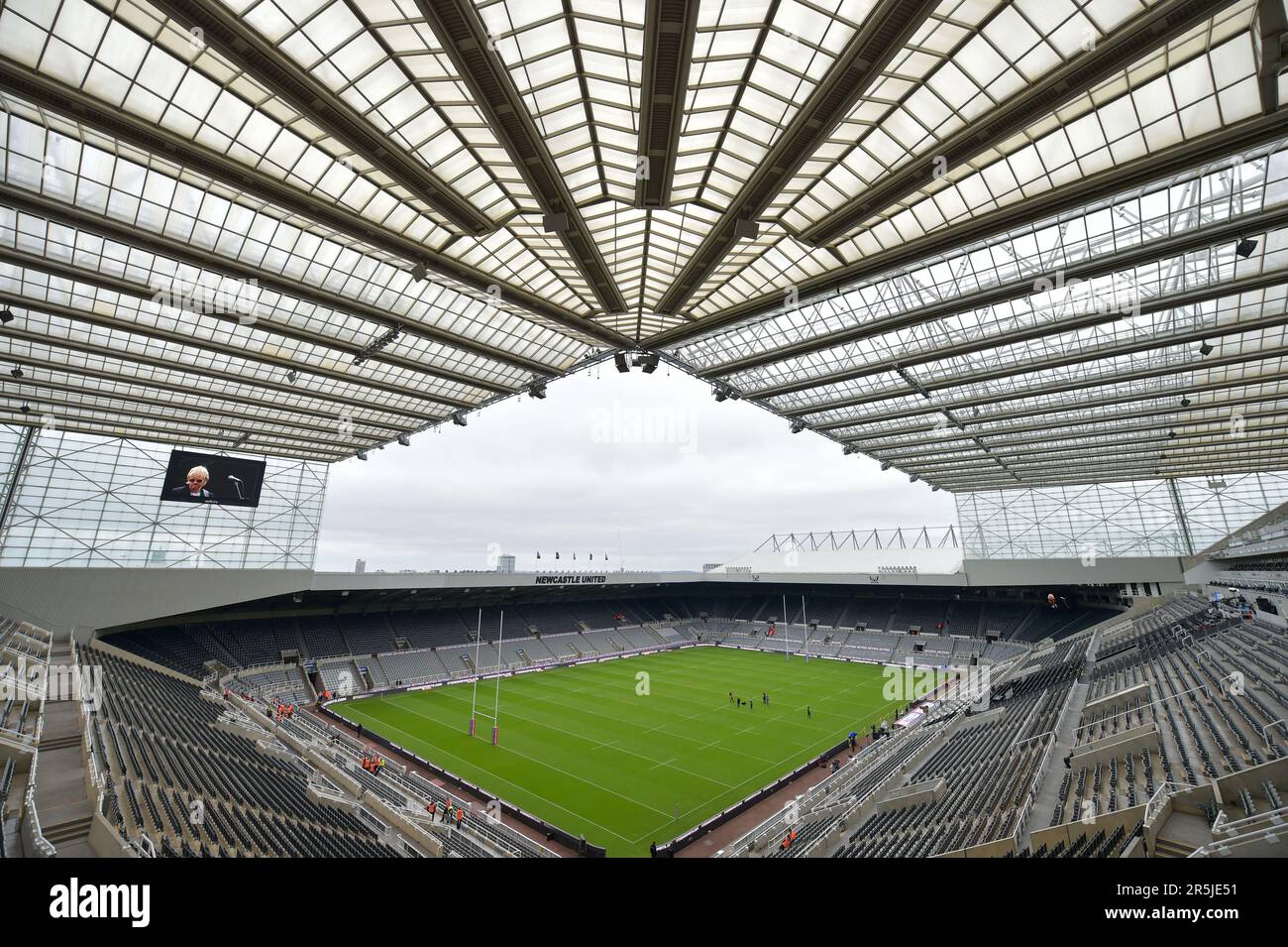 A general view of the ground during the Magic Weekend match Wakefield ...