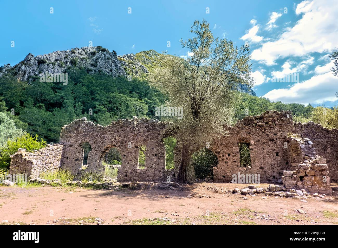 The ruins of Olympos, Lycian Way, Olympos Beydagları National Park ...