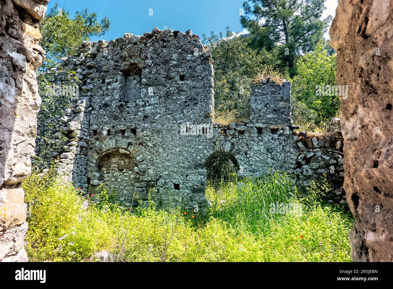 The ruins of Olympos, Lycian Way, Olympos Beydagları National Park ...