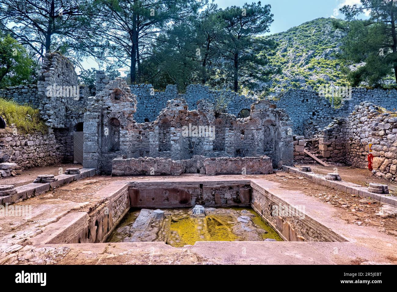 The ruins of Olympos, Lycian Way, Olympos Beydagları National Park ...