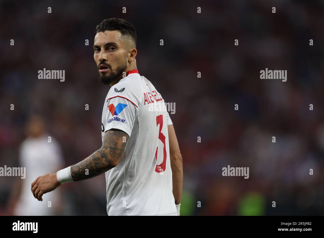 Alex Telles seen during the UEFA Europa League final football match ...