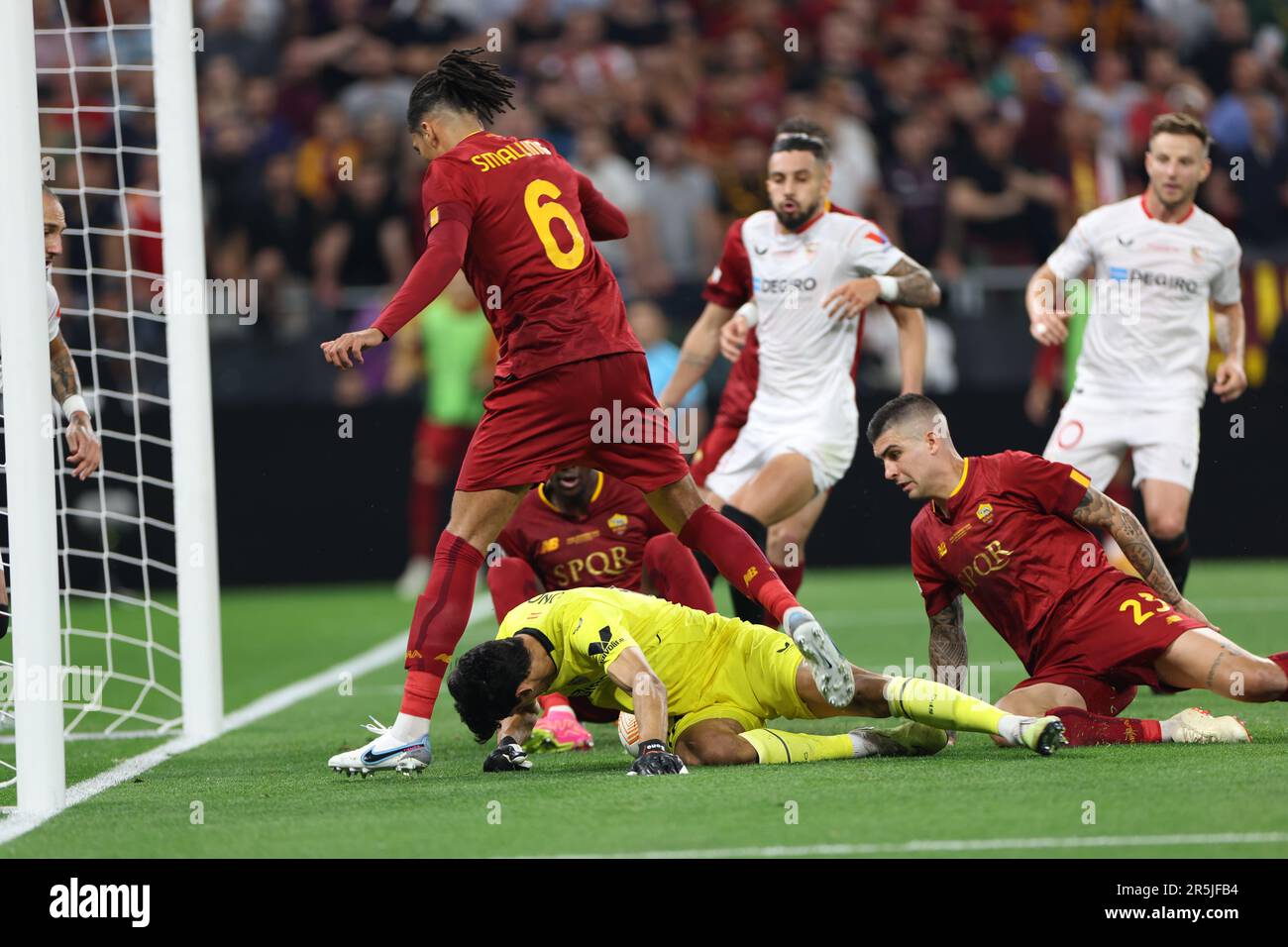 Yassine Bounou also known as Bono of Sevilla seen in action during the ...