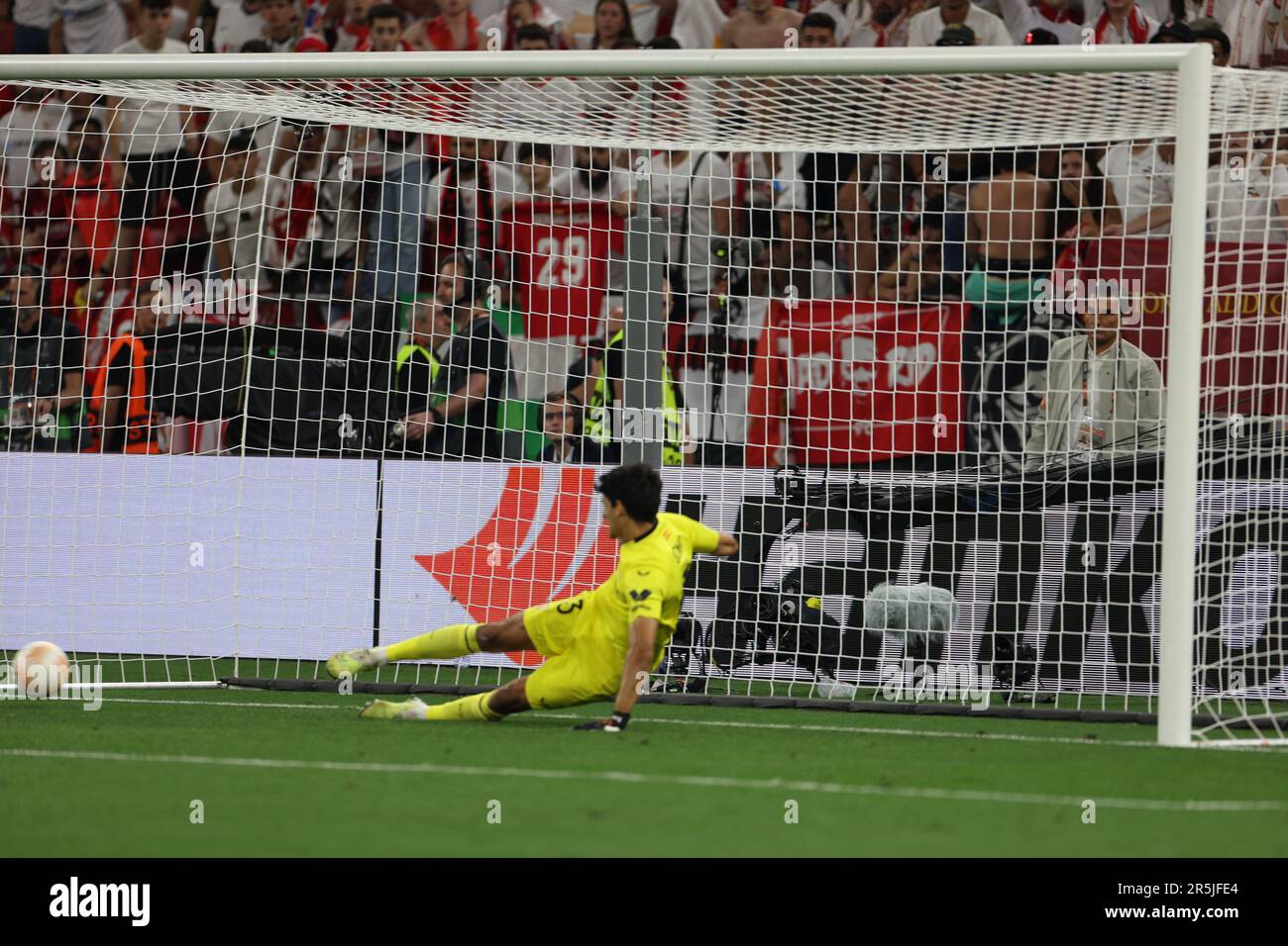 Yassine Bounou also known as Bono of Sevilla seen in action during the ...
