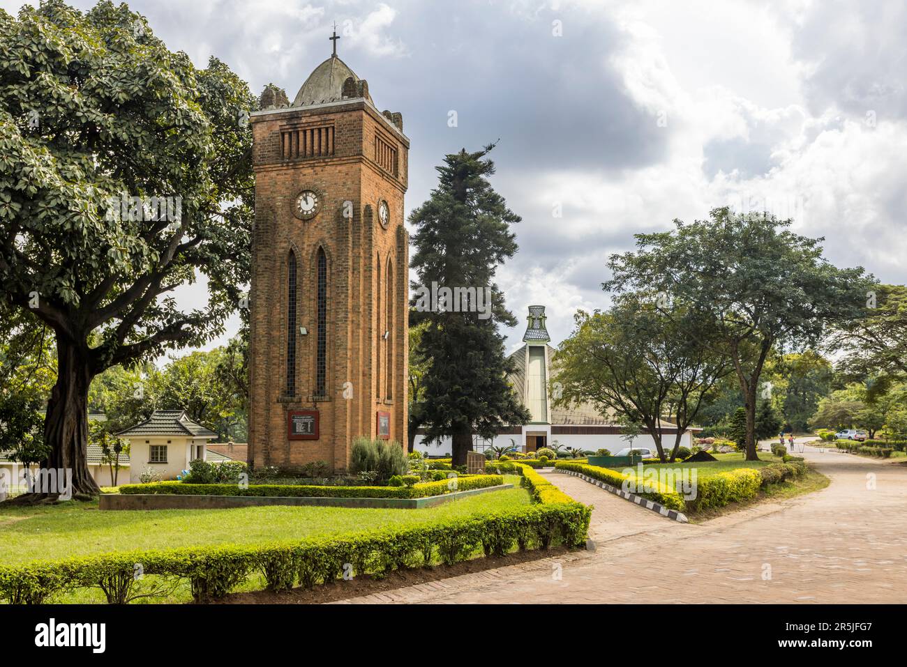 The Clock/Bell Tower, St.Michael's and All Angels Church in Blantyre ...