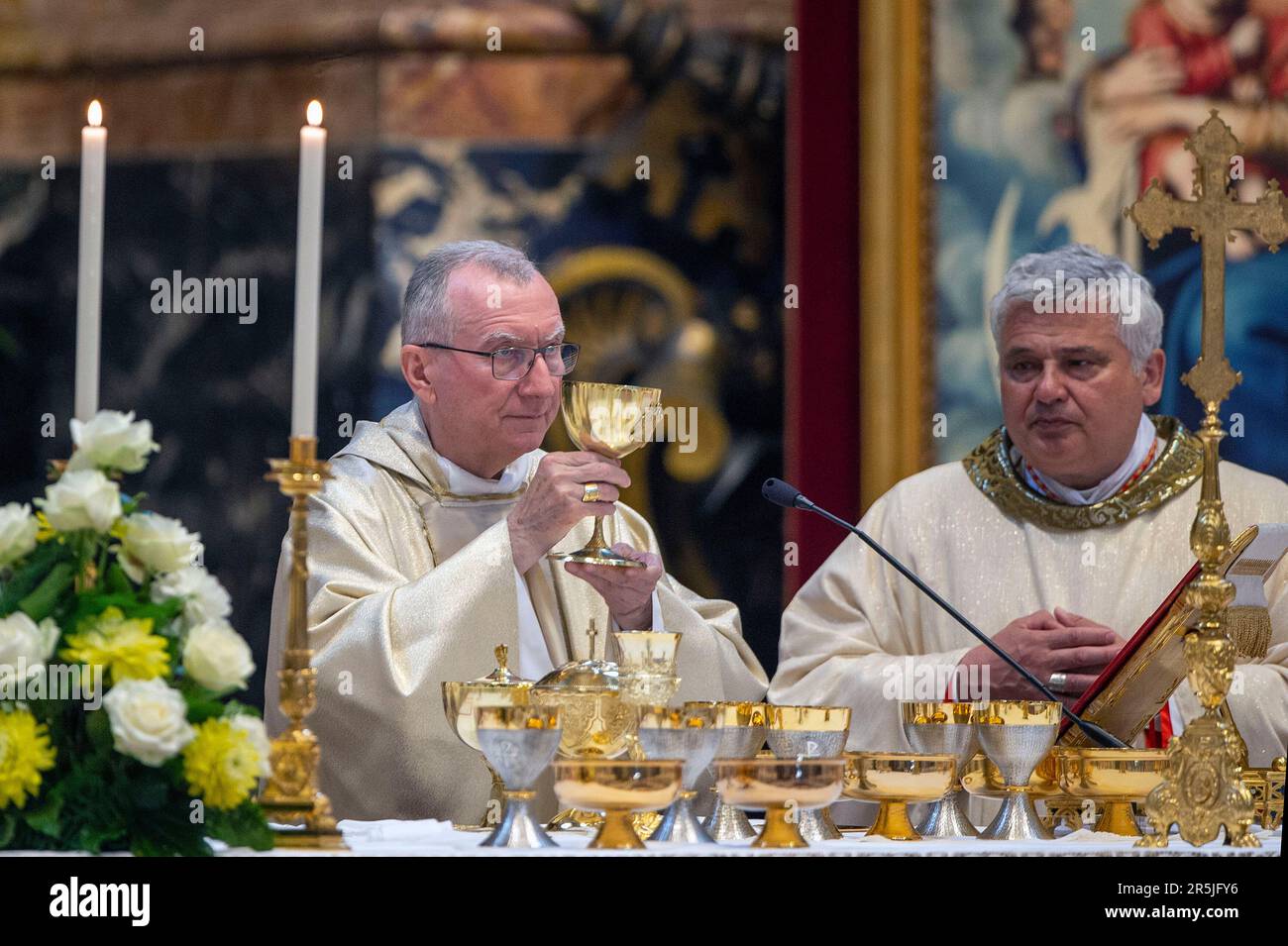 Italy, Rome, Vatican, 2023/6/03. Pope Francis attends the episcopal ...