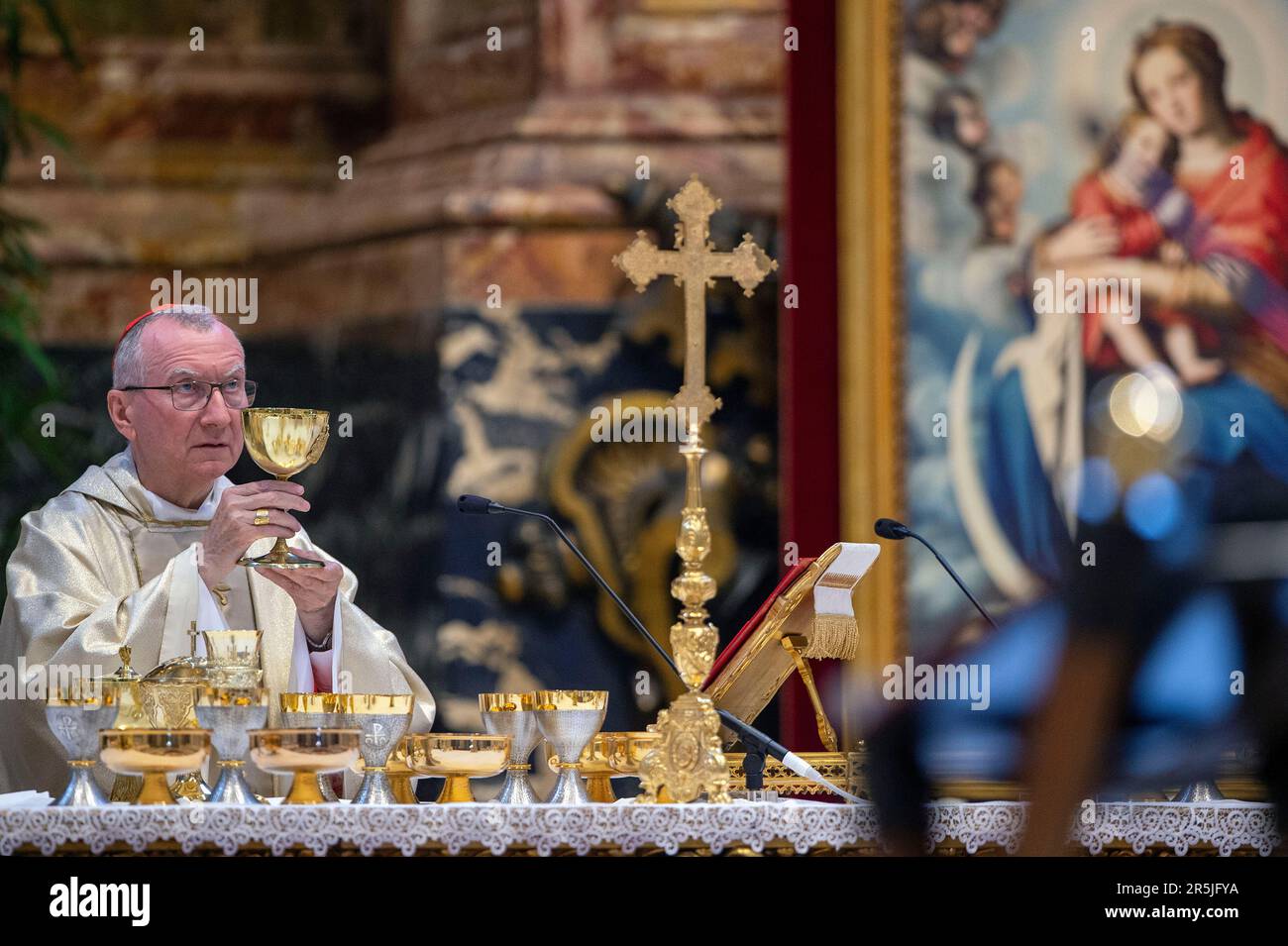 Italy, Rome, Vatican, 2023/6/03. Pope Francis attends the episcopal ...