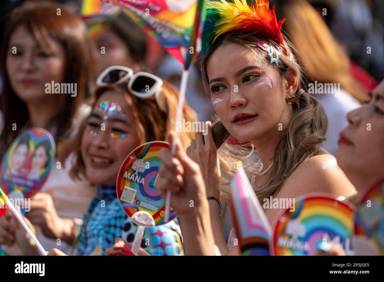 Bangkok, Thailand. 4th June, 2023. Thousands of people gathered in ...