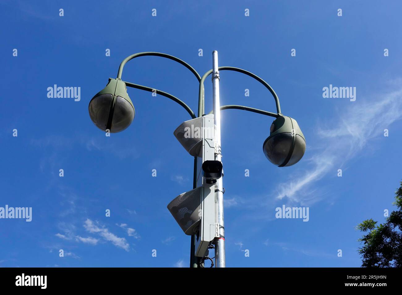 First German noise meter camera in Berlin, Germany Stock Photo - Alamy
