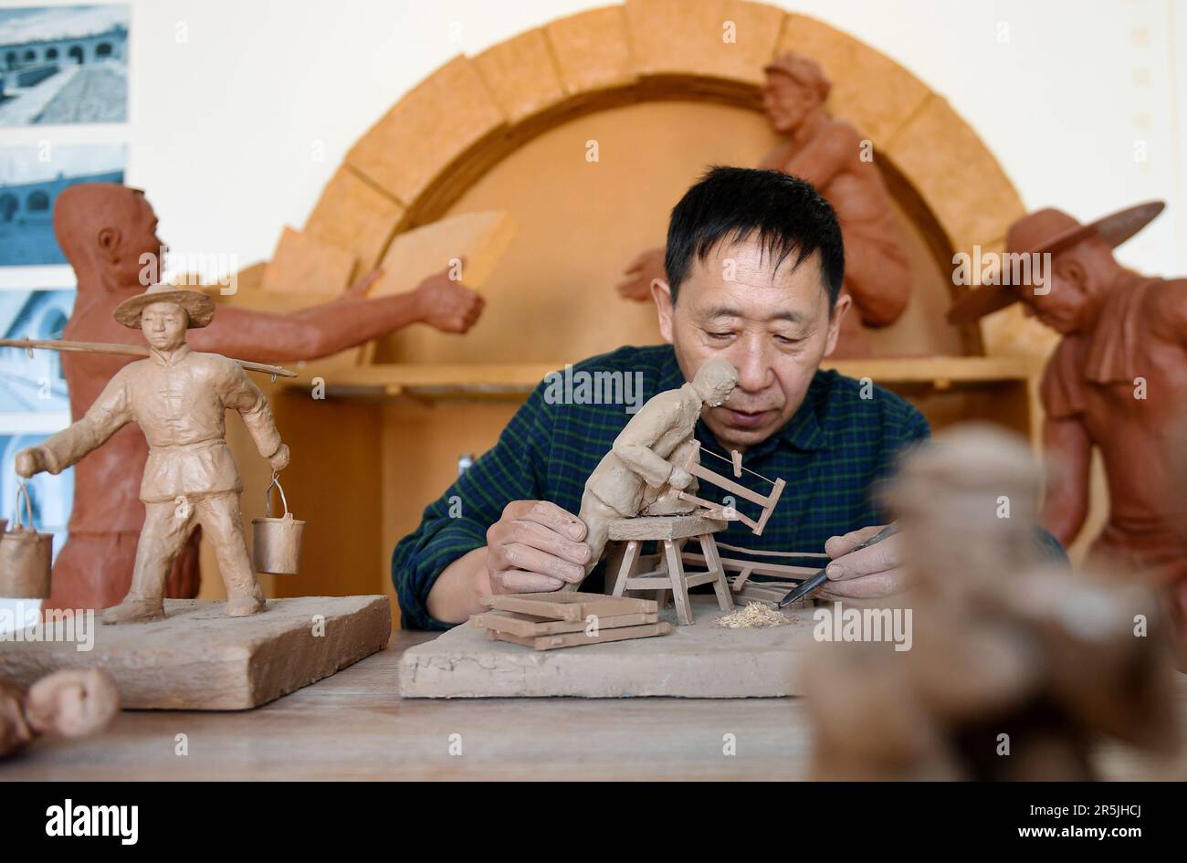 Clay Sculptures Of People