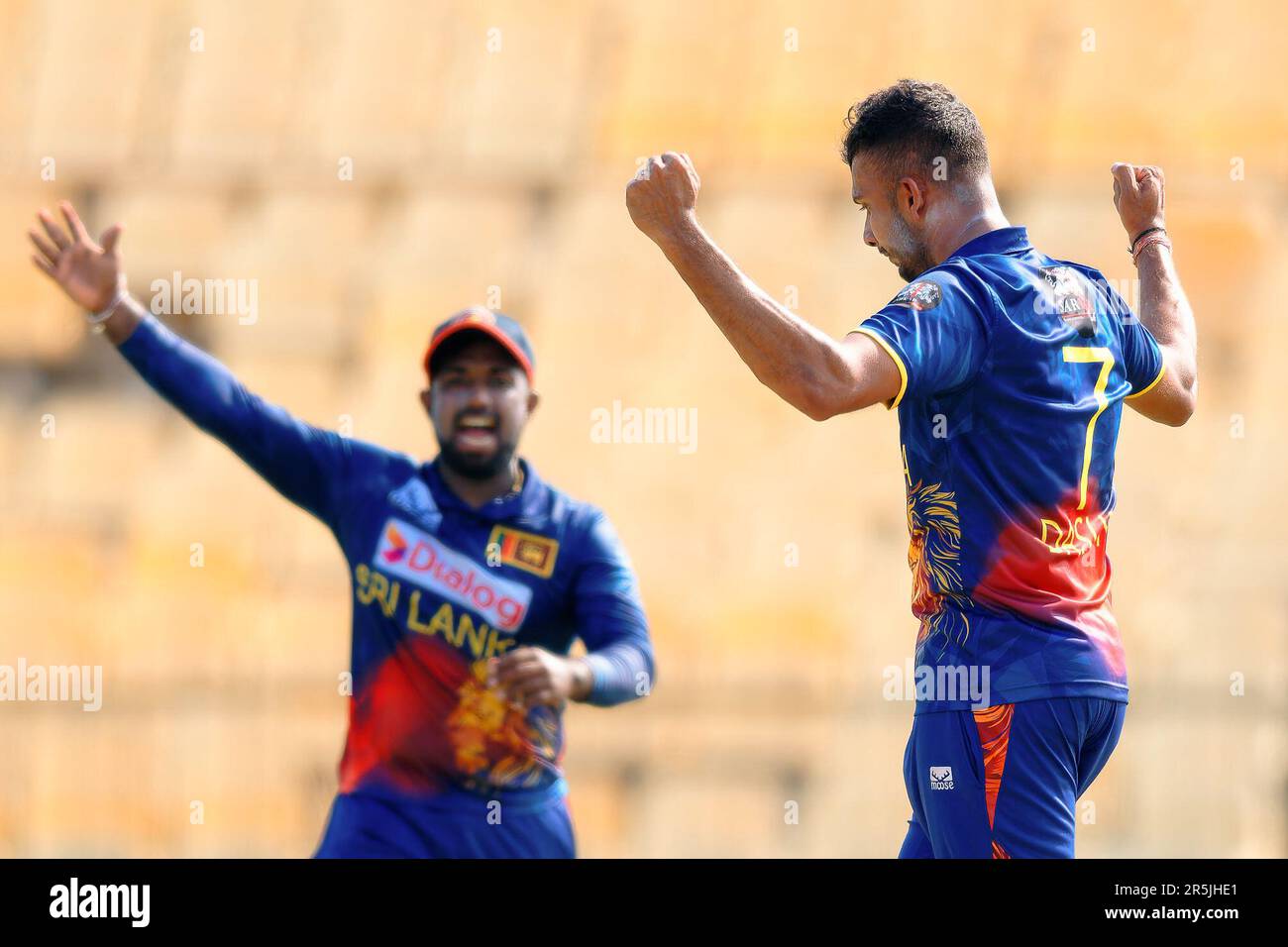 Dasun shanaka cricket player hi-res stock photography and images - Alamy