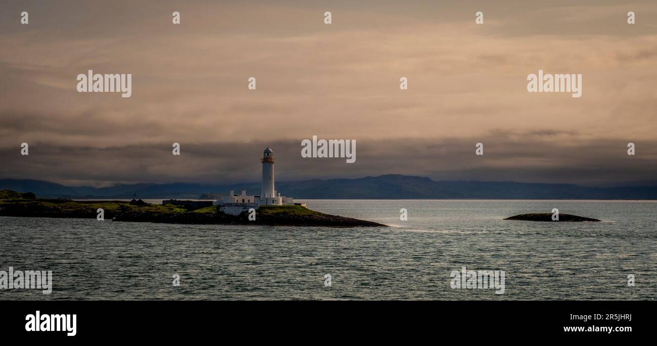 Lismore lighthouse in the Sound of Mull, near Oban, Scotland Stock ...