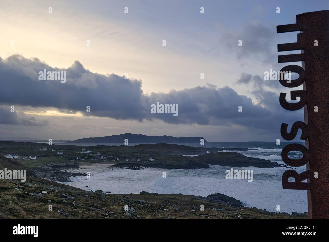Rosguill peninsula, County Donegal, Ireland, Dooey village Stock Photo ...